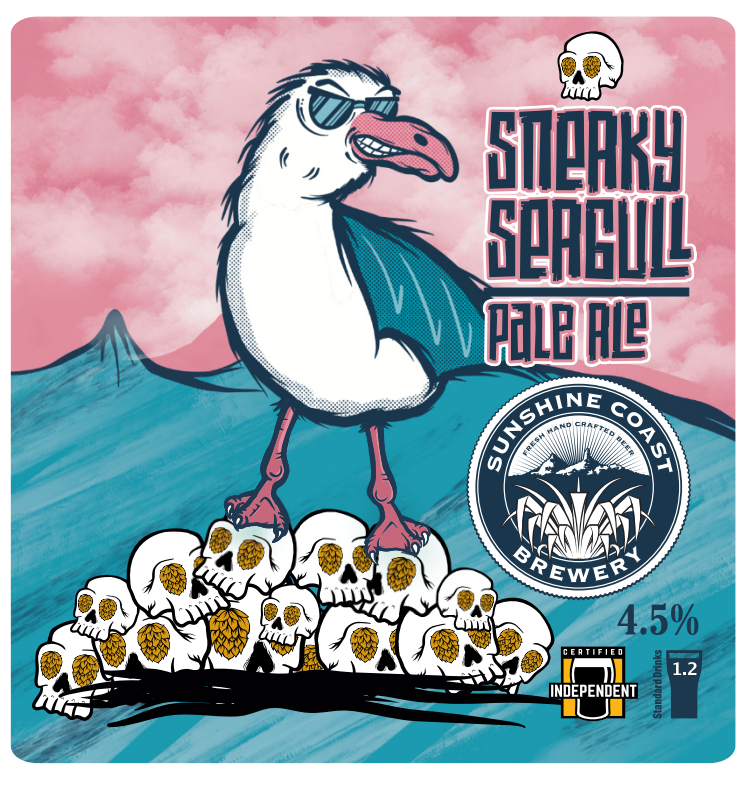 Sneaky Seagull Pale Ale - Sunshine Coast Brewery